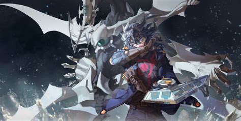 Fudo Yusei And Shooting Quasar Dragon Yu Gi Oh And 1 More Drawn By
