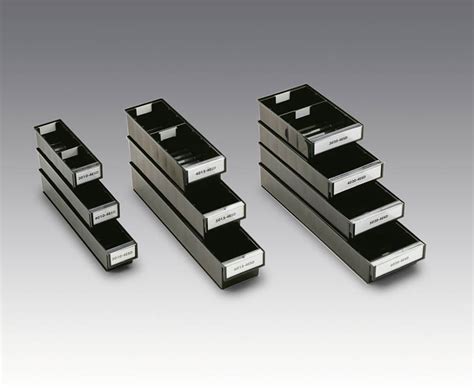 Stackable Conductive Storage Bins Static Safe Environments