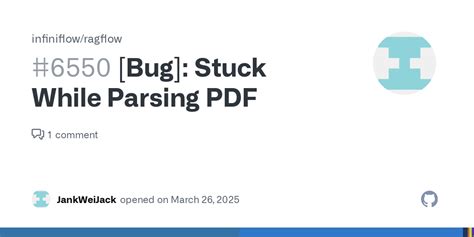 Bug Stuck While Parsing Pdf Issue Infiniflow Ragflow Github