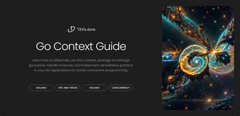 Master Gos Context Package For Goroutines