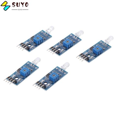 Suyo 10pcs Photodiode Module 3 3v 5v 5mm Photodiode Sensor Module Light Control Module Switch