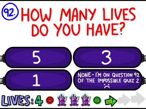 Question 92 The Impossible Quiz 2 The Impossible Quiz Wiki Fandom