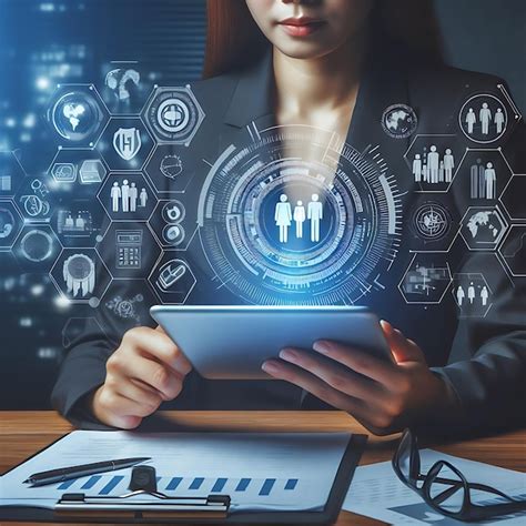 Businesswomen Utilize Laptops On Security Storage Systems And Cloud Computing Displaying Folders