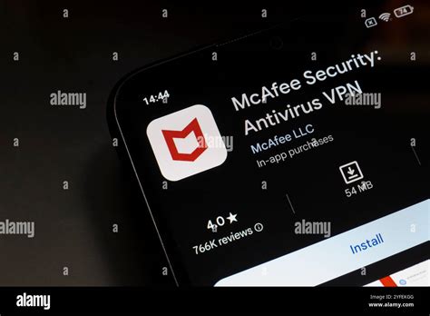 November 4 2024 Brazil In This Photo Illustration The Mcafee Security Antivirus Vpn App