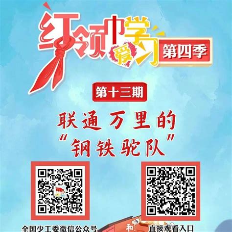 第四季红领巾爱学习 联通万里的钢铁驼队 泉州 王育泽 叶宇琪