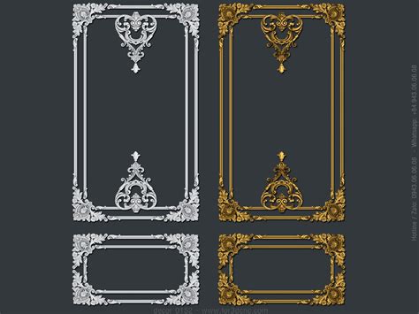 Decor 0152 Stl 3d Model For Cnc 3d Stl Model For Cnc Stl Model