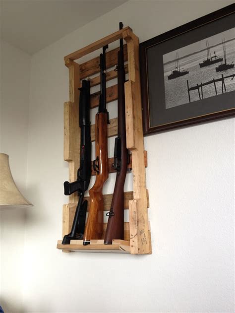 Wooden Wall Gun Rack Plans At Daryl Pulver Blog
