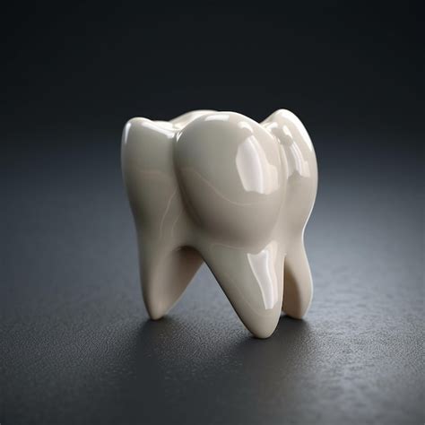 Premium Ai Image 3d Rendering Of A Single Tooth