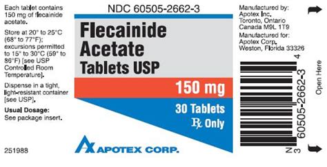 Flecainide Fda Prescribing Information Side Effects And Uses