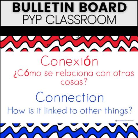 Ib Pyp Spanish English Key Concepts Class Poster Set Dual Language