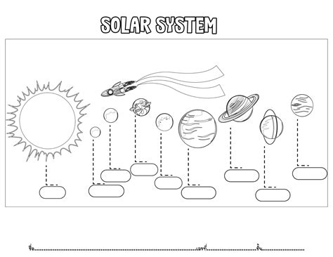 แบ่งปัน ใบงานระบายสี ระบบสุริยะ🪐 ห้องสื่อการสอนครูบาส