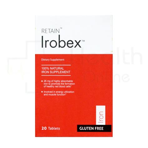 Irobex Tab 20s Hlh Pharmacy