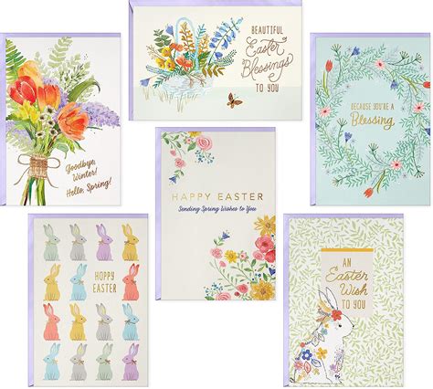 Hallmark Easter Cards Pack 36 Boxed Easter Cards With Envelopes