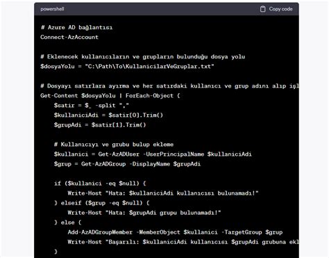 Azure Active Directory Azure Ad Gruplarına Toplu Kullanıcı Ekleme ⋆ Can GenÇay