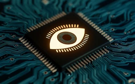 Closeup Detailed View Of A Microchip Feature Premium Ai Generated Image