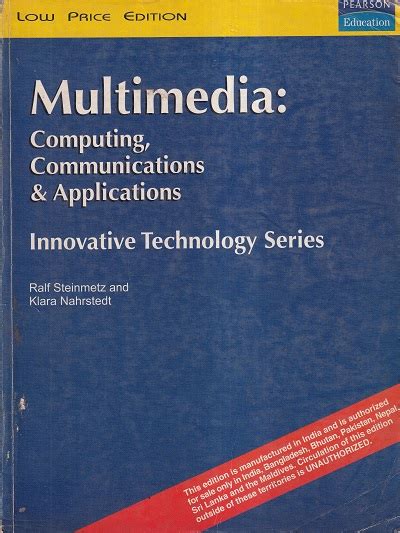 Second Hand Books Multimedia Computing Communications And Applications Ralf Steinmetz Klara
