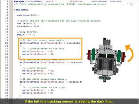 VEX Line Tracker YouTube