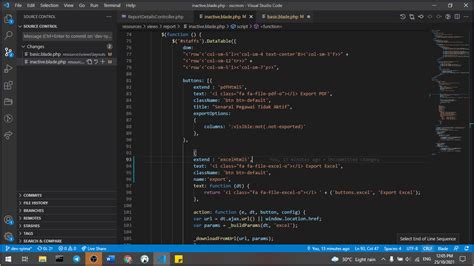Make Export To Excel Button In Datatable For Laravel Stack Overflow