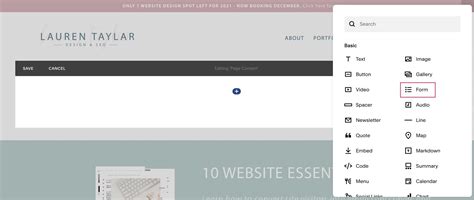 Squarespace Forms How To Set Them Up Important Features Lauren Taylar