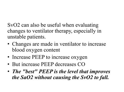 Mixed Venous Oxygen Sat Pptx