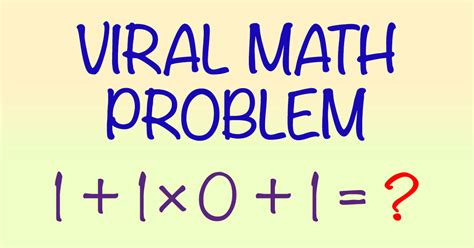 10 Viral Math Problems Most People Get Wrong Bright Side