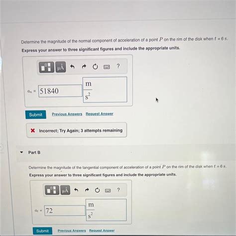 Solved The Disk Starts From Rest And Is Given An Angular
