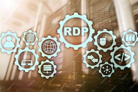 Premium Photo Rdp Remote Desktop Protocol Terminal Services Server
