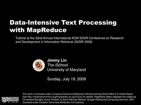 Ppt Data Intensive Text Processing With Mapreduce Powerpoint
