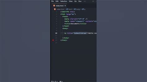 Html Tooltip 🧑‍💻 Html Coding Codewithimraan Youtube