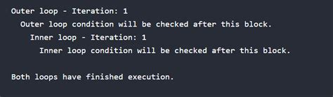 Nested Loops In C And C Syntax Execution And Examples