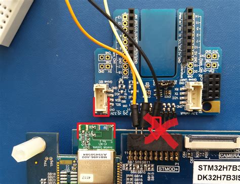 Stm32h7b3i The Development Kit Stmod Connector And Using Uart2