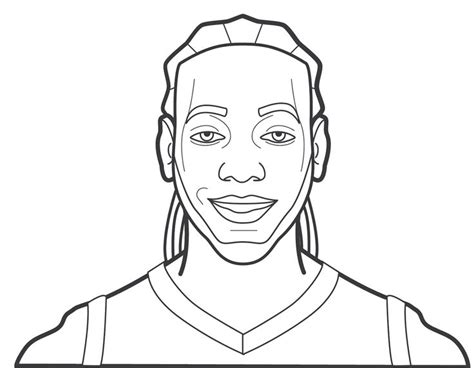 Kawhi Leonard Coloring Pages Pdf To Print Sports