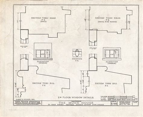 Historic Pictoric Blueprint Habs Nj14 Chat4 Sheet 10 Of 12 Day