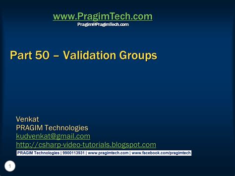 sql server and c video tutorial part 50 validation groups