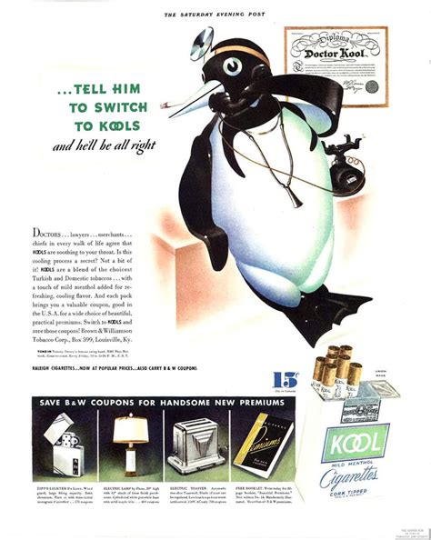 Kool Cigarettes Penguin