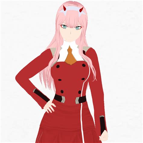 3d File Zero Two 3d Fan Art From Darling In The Franxx Format Blender And Unity Test 🎨・3d