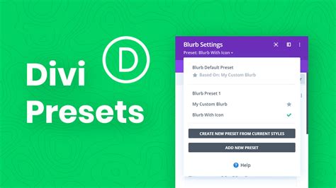 How To Use The Divi Builder Presets Tutorial By Pee Aye Creative