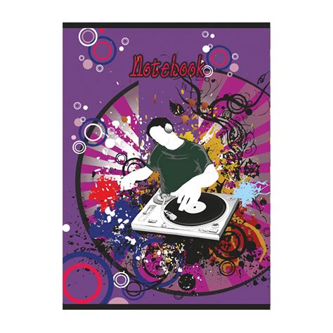 Тетрадка A4 широки редове офсетова хартия мека корица 80 листа дизайни за момче Office 1