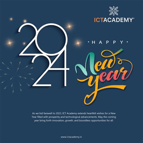 Ict Academy On Linkedin Newyear2024 Ictacademywishes Techinnovation Prosperityahead
