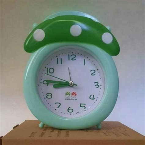 خرید و قیمت ساعت رومیزی کودک ساعت شماته دار طرح قارچ ساعت زنگ دار ساعت