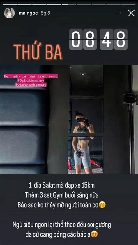 MC đẹp nhất VTV Mai Ngọc khoe cơ bụng chẳng kém cạnh Ngọc Trinh Tinmoi