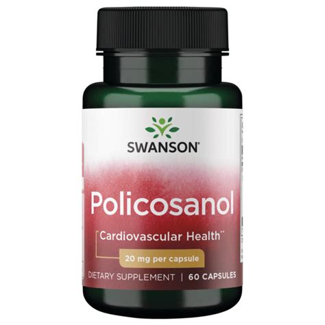 Policosanol 20 Mg Supplement Swanson Health Products