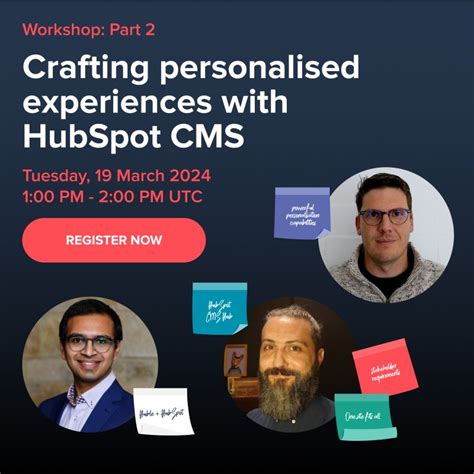 Webinar On Website Personalization With Hubspot Cms Thomas Velev Posted On The Topic Linkedin