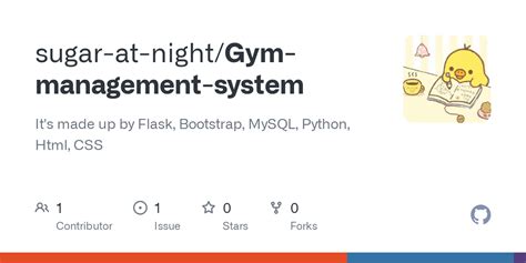GitHub Sugar At Night Gym Management System It S Made Up By Flask Bootstrap MySQL Python