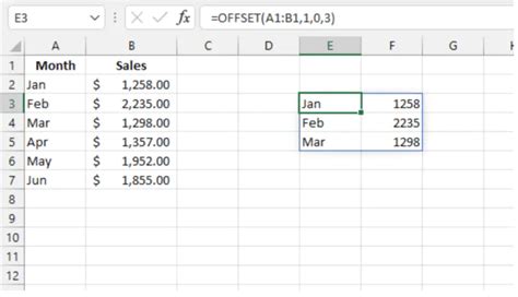 How To Use The OFFSET Function In Excel GoSkills