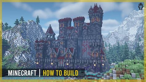 Minecraft How To Build A Dark Castle Tutorial Youtube