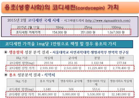 동충하초와 성분 코디세핀 네이버 블로그