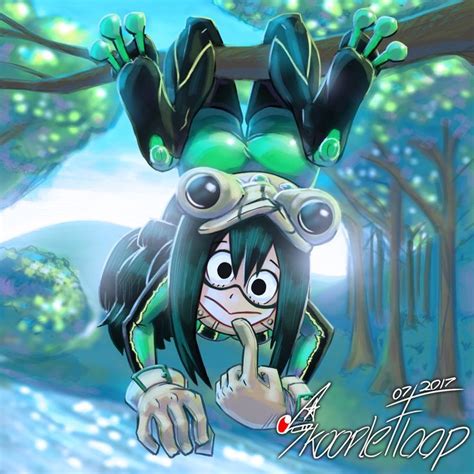 My Hero Academia BNHA Tsuyu Asui Froppy Quirk Frog Form Tsuyu Asui My Hero Academia