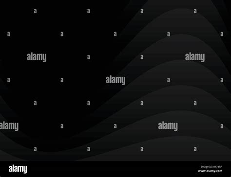 Abstract Black Curved Overlap Layer Design On Dark Background Paper