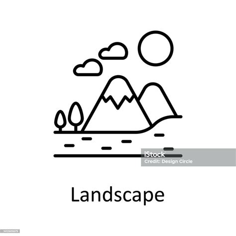 가로 벡터 개요 아이콘 디자인 그림 흰색 배경 Eps 10 파일에 기타 기호 0명에 대한 스톡 벡터 아트 및 기타 이미지 0명 경관 고딕 양식 Istock